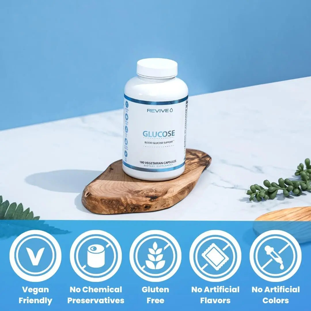 Revive MD Glucose - 180 Capsules | India's Leading Genuine Supplement Retailer