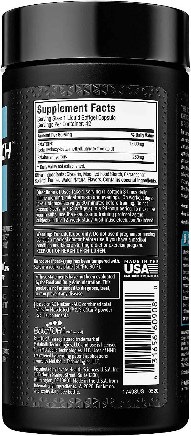 Muscletech Clear Muscle | India's Leading Genuine Supplement Retailer