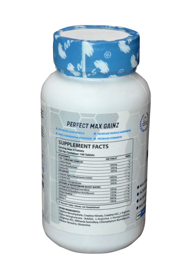 Muscle & Strength India Perfect Max Gainz Tablets | India's Leading ...