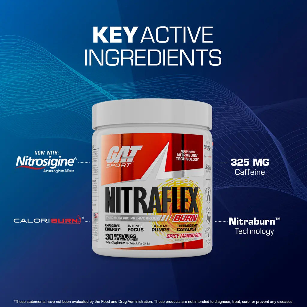 Gat NITRAFLEX® Burn 30 Servings | India's Leading Genuine Supplement ...