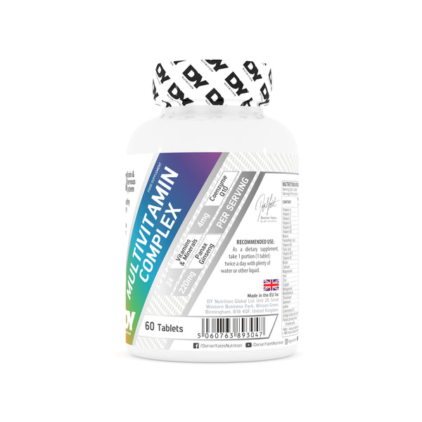 DY Nutrition Multivitamin Complex - 60Caps (Each serving delivers the ...