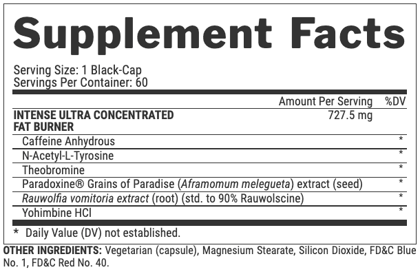 Nutrex Lipo-6 Black UC Intense - India's Leading Genuine Supplement ...