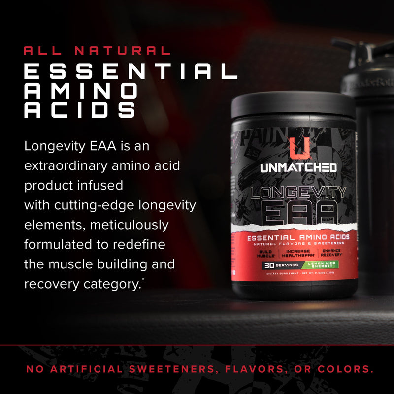 Unmatched Longevity EAA | India's Leading Genuine Supplement Retailer