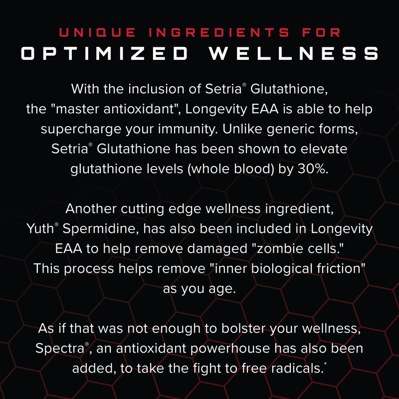 Unmatched Longevity EAA | India's Leading Genuine Supplement Retailer