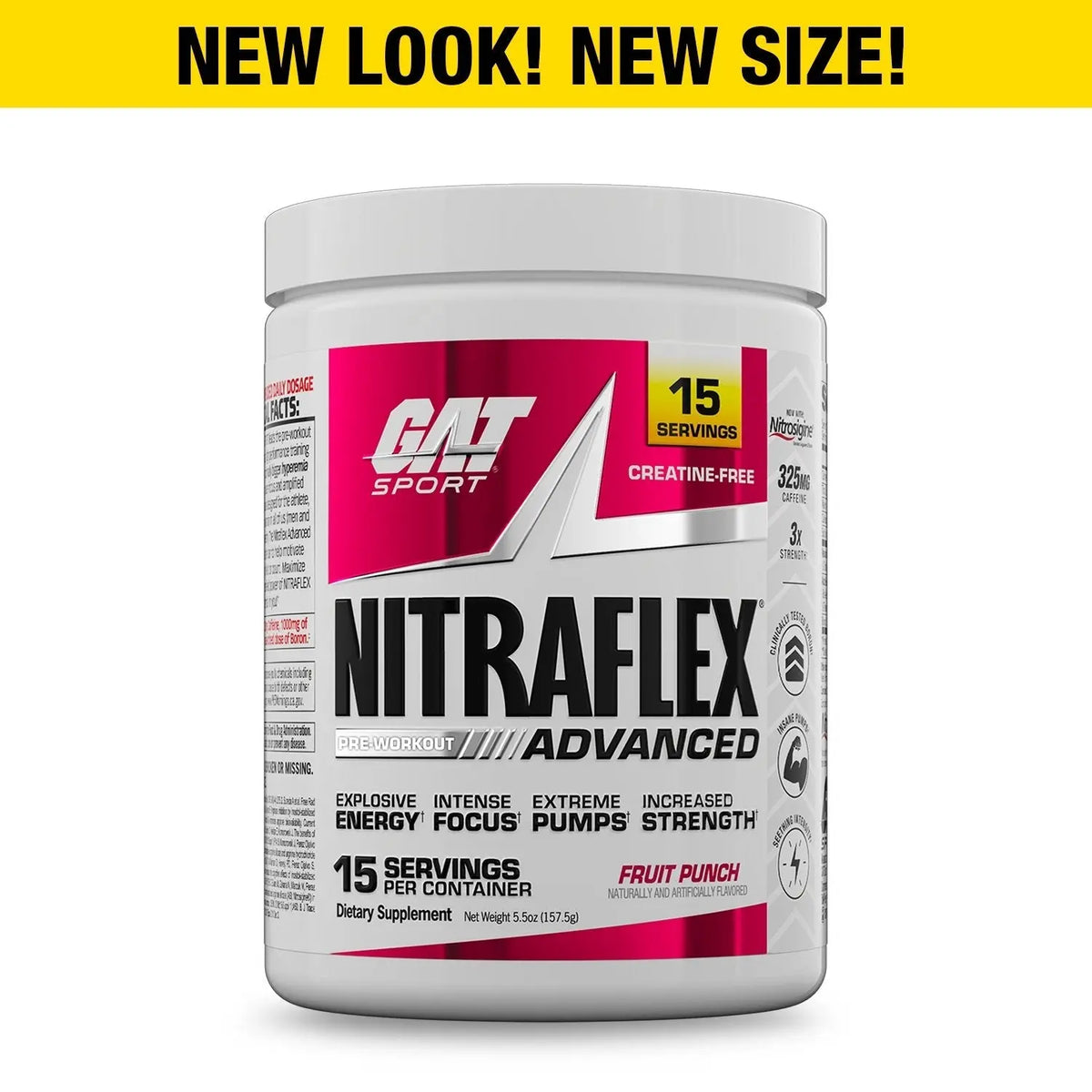 Gat NITRAFLEX ADVANCED Pre-Workout 15 Servings | India's Leading ...