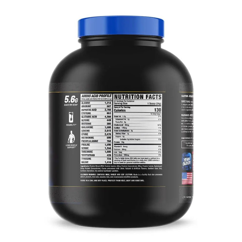 Ronnie Coleman King Whey Premium Protein 5lbs - BLACK Edition - Milk ...
