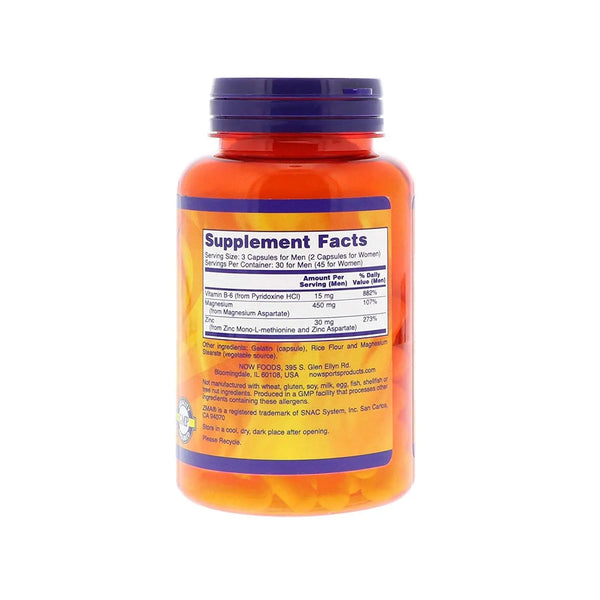 Now Sports Zma 90 Capsules | India's Leading Genuine Supplement Retailer
