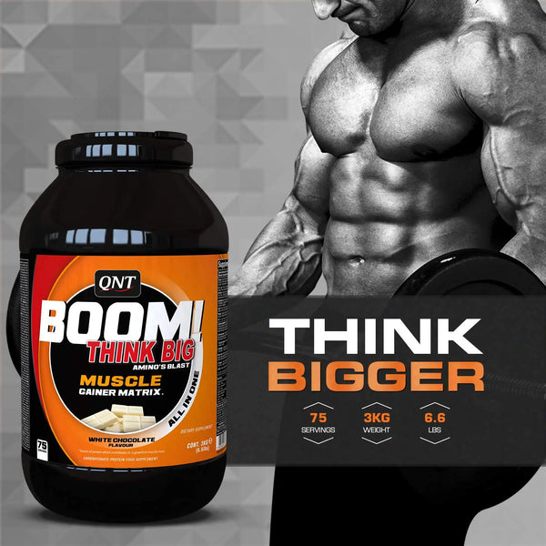 QNT BOOM! White Chocolate | India's Leading Genuine Supplement Retailer