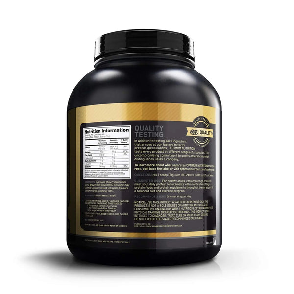 Optimum Nutrition (ON) Gold Standard 100% Isolate Whey Protein Powder ...