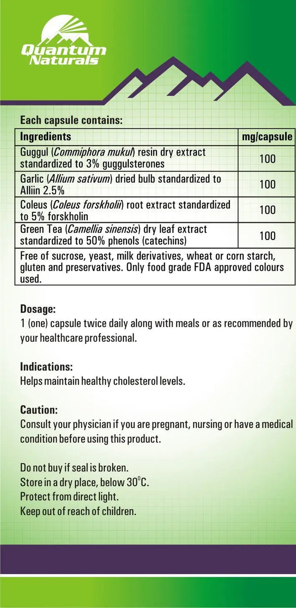 QUANTO CHOLESS CAPSULES 60 CAP | India's Leading Genuine Supplement ...