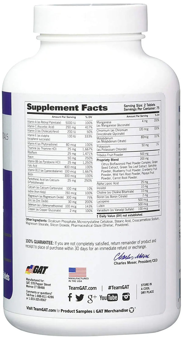 GAT MENS MULTI + TEST 150 | India's Leading Genuine Supplement Retailer