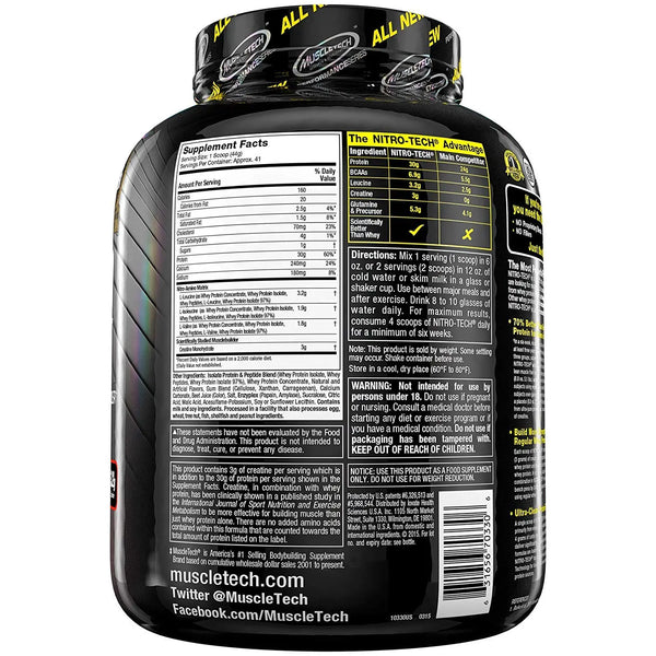 Muscletech Nitrotech Performance Series 4 lbs Strawberry | India's ...