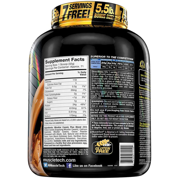 MUSCLETECH NITROTECH CASEIN GOLD 5LB CHOCOLATE SUPREME | India's ...