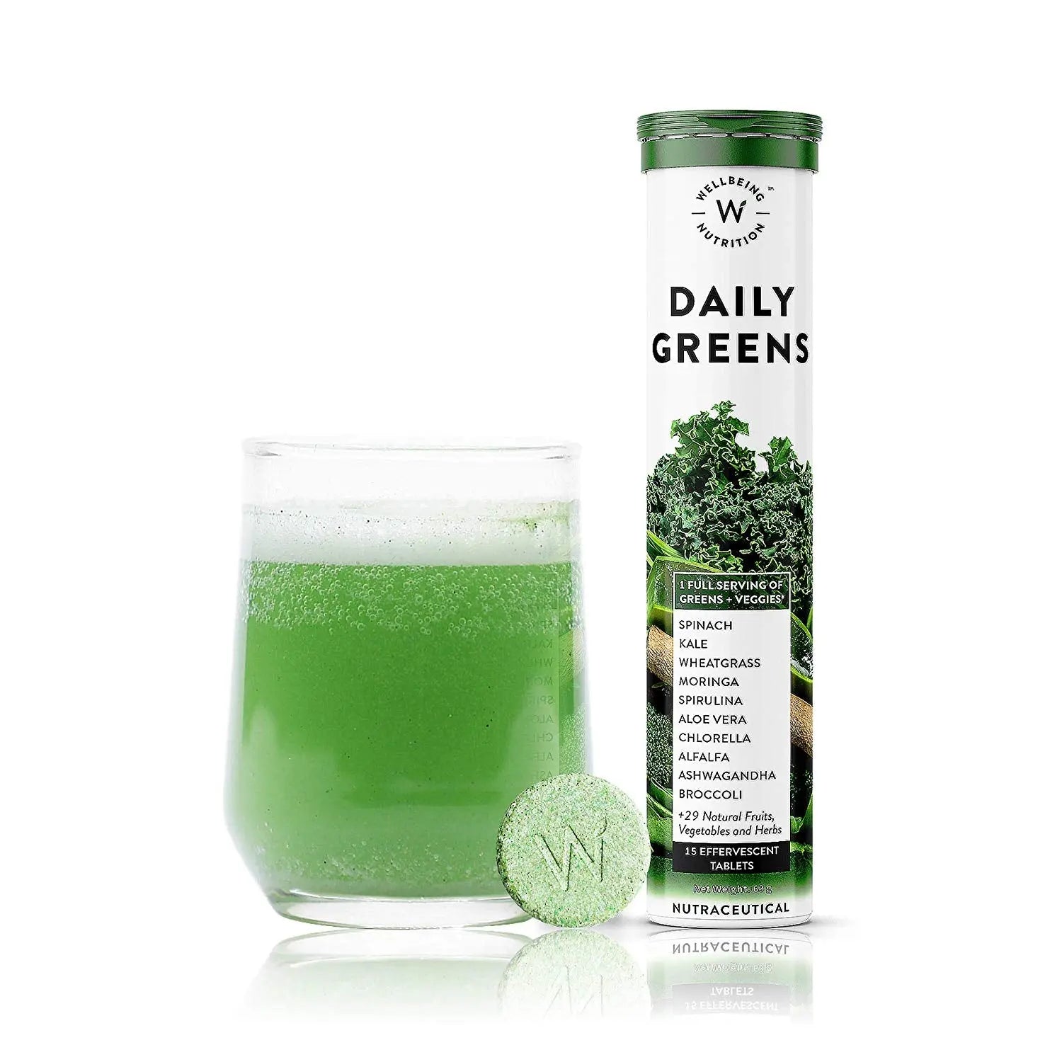 Wellbeing Nutrition Daily Greens 15Tabs | India's Leading Genuine ...