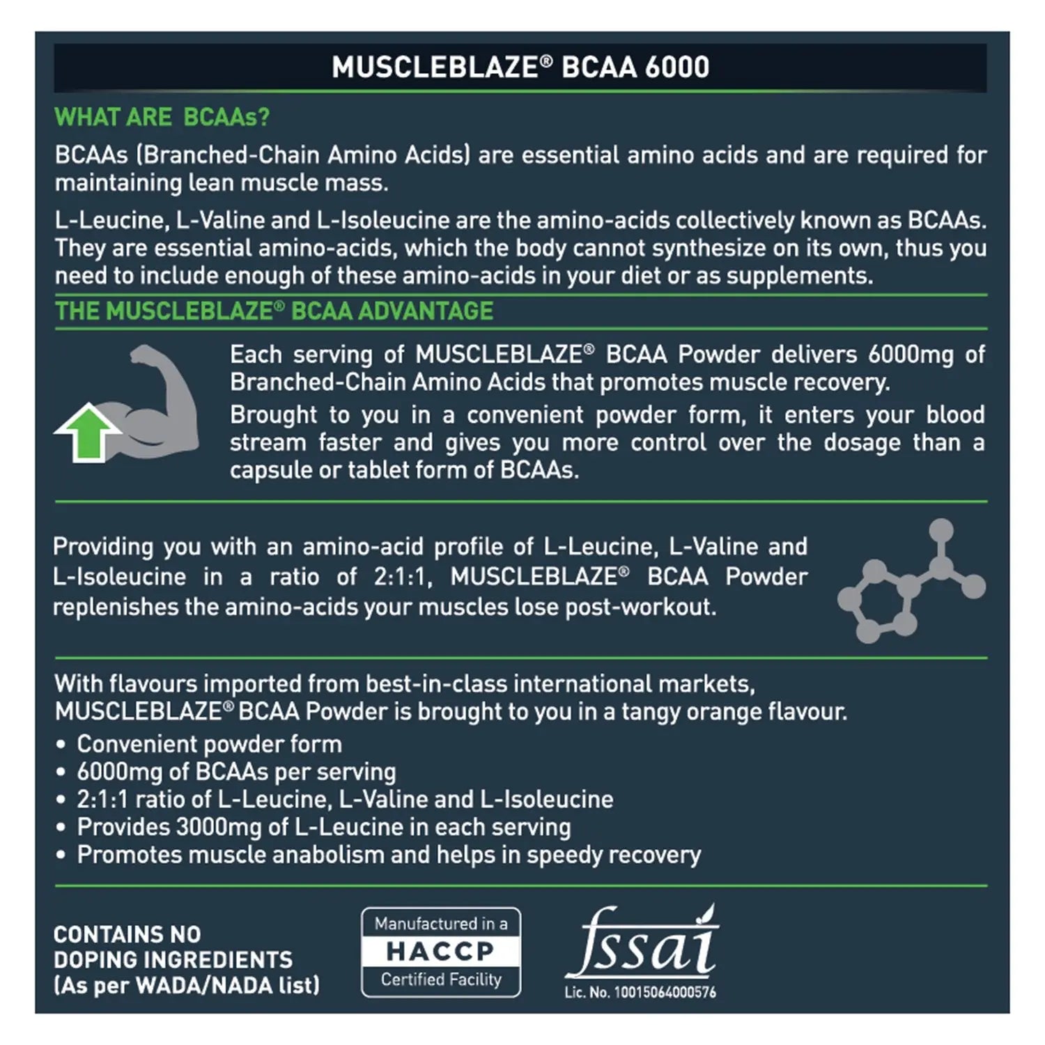 MB BCAA 400GM ORANGE | India's Leading Genuine Supplement Retailer