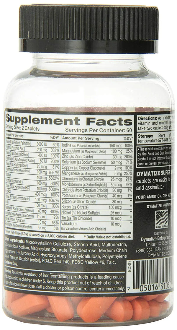 DYMATIZE SUPER MULTI-VITAMIN 120 CAPS | India's Leading Genuine ...