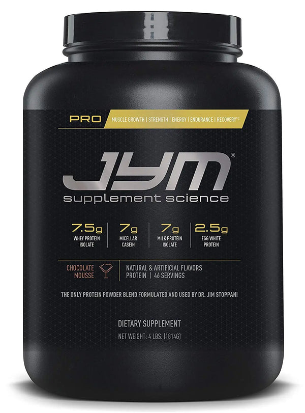 JYM Pro Protein 46 serving Chocolate Mousse 4 lbs | India's Leading ...