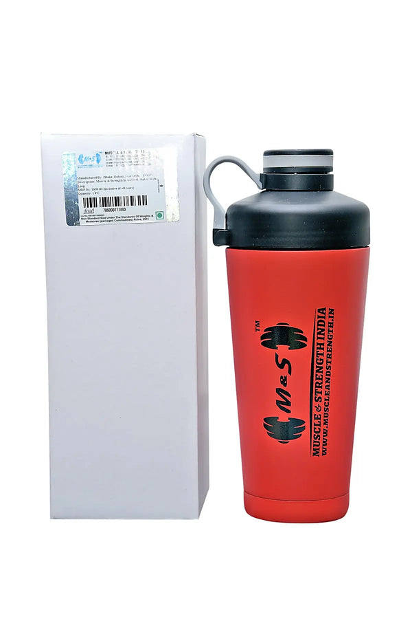 Muscle & Strength India Premium Steel Shaker With Loop | India's ...