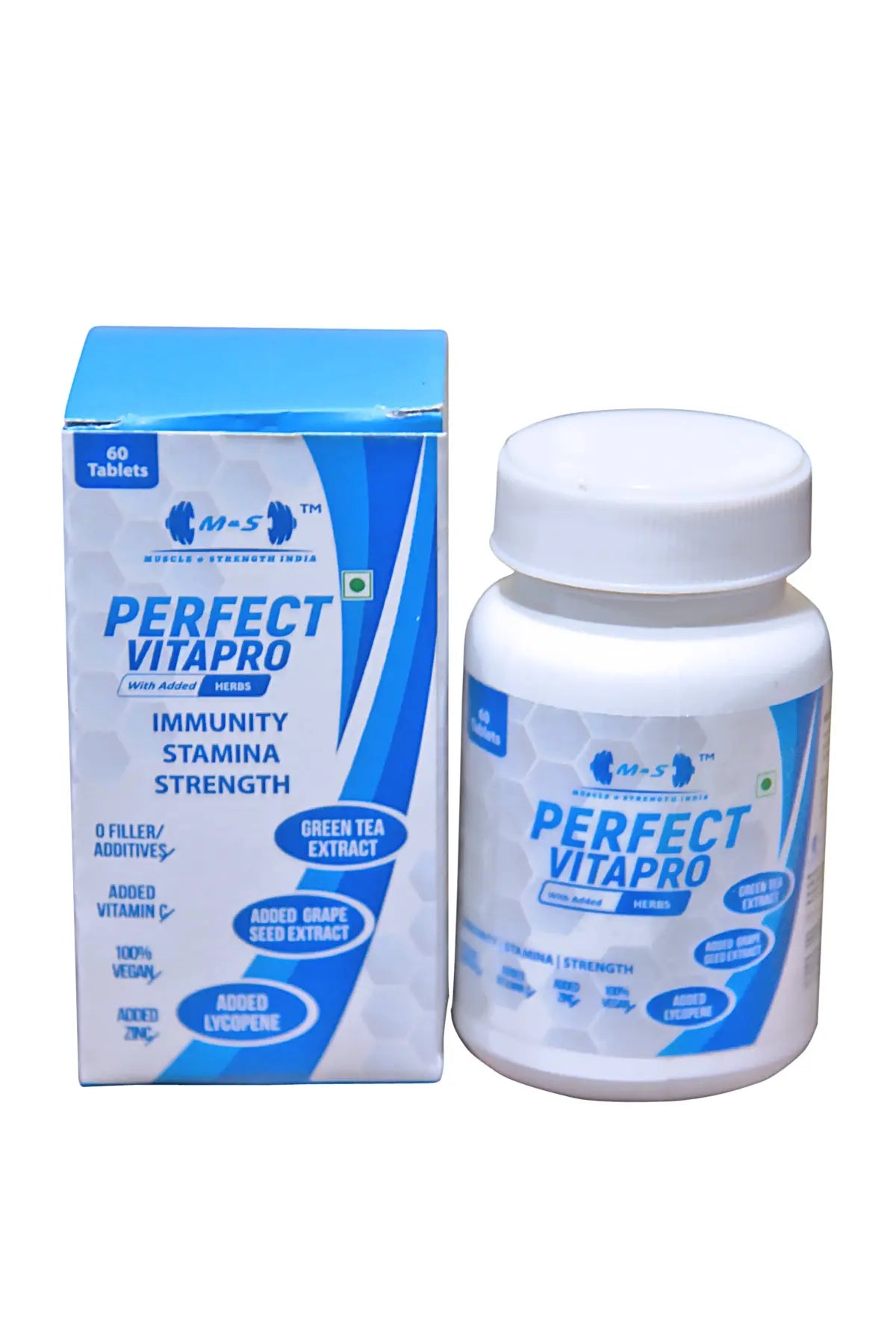 MUSCLE & STRENGTH INDIA PERFECT VITAPRO 60 TABLETS - India's Leading ...
